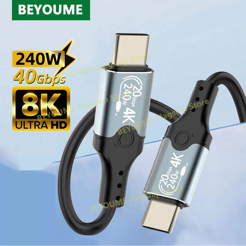 Кабель USB Type-C, 40 Гбит/с, 8K, 60 Гц | AliExpress