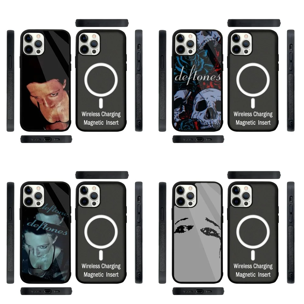 Band D-Deftones Phone Case Strong Magnetic For IPhone 16,15,14,13,Pro ...
