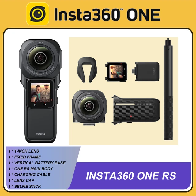 Insta360 ONE RS 6K 1-Inch 360 Edition + selfie stick - где купить
