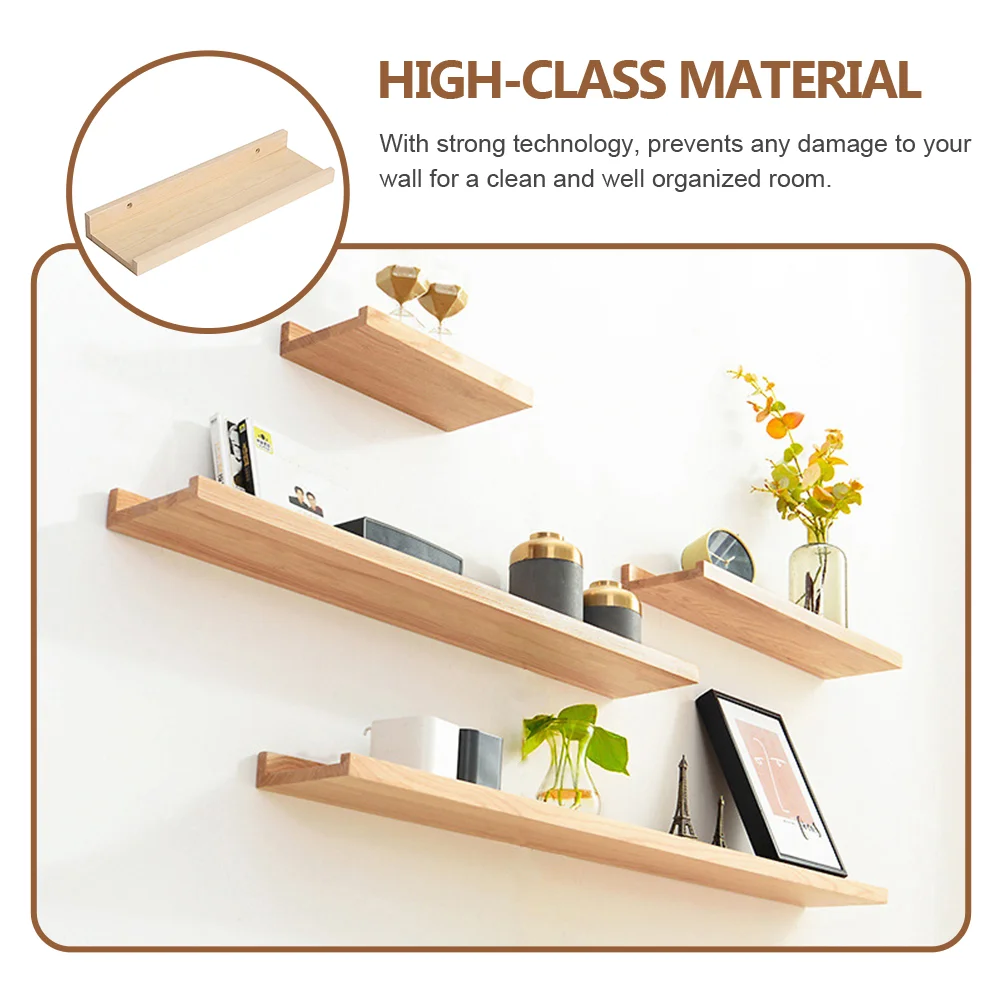 Shelf Corner Wall Wooden Rack Mounted Mount Display Shower Racks ...