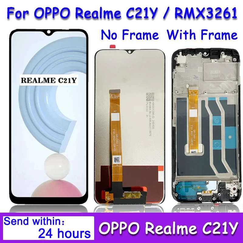 6,5 "Оригинальный ЖК-дисплей для Oppo Realme C21Y RMX3261, сенсорный ...