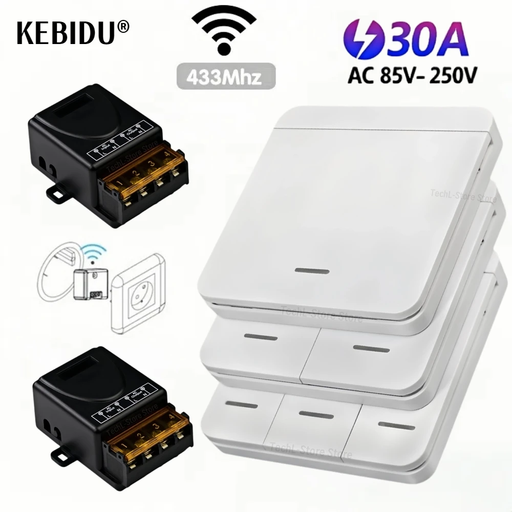Беспроводной выключатель RF 433 для дома | AliExpress