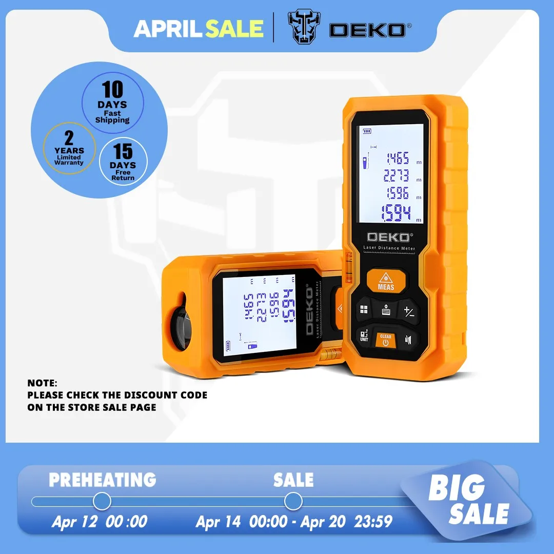 DEKO DKLD05 Мини-лазерный дальномер | AliExpress