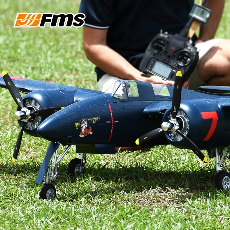 Радиоуправляемый самолет FMS F7F Tigercat 1700 мм | AliExpress