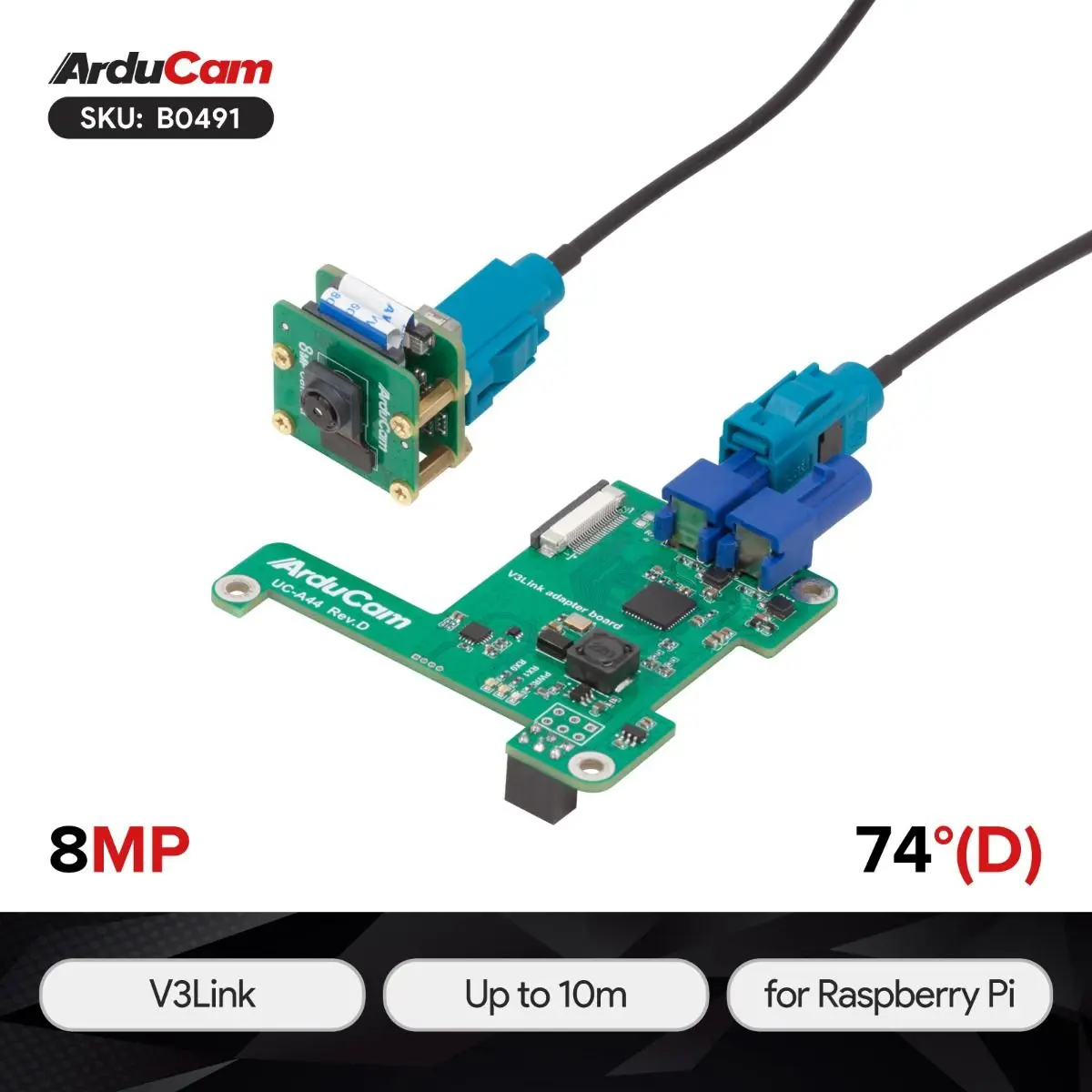 Arducam IMX219 FPD-Link Camera Kit для Raspberry Pi | AliExpress