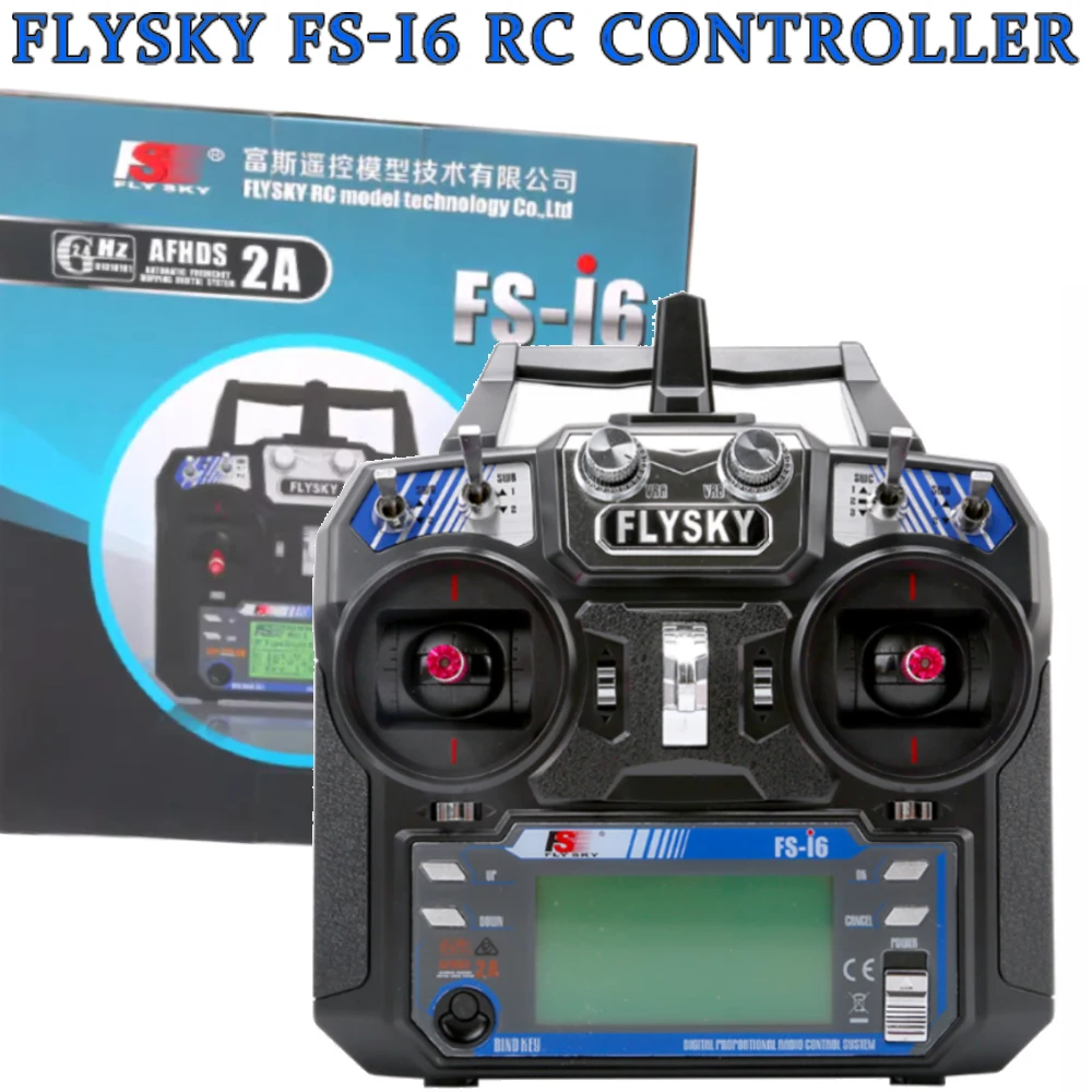 Flysky FS-i6 FS I6 2,4G 6CH RC контроллер передатчика FS-iA6/FS-iA6B/FS ...