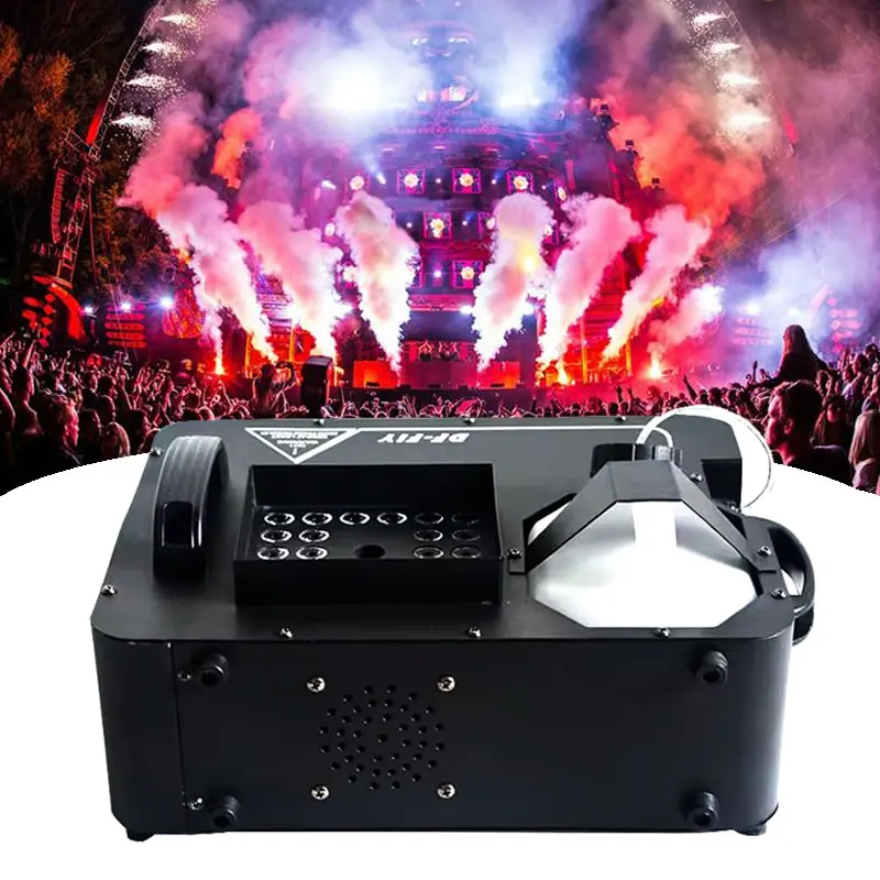 DMX 1500W Pyro Вертикальная машина для распыления тумана RGB 24X9W LED ...