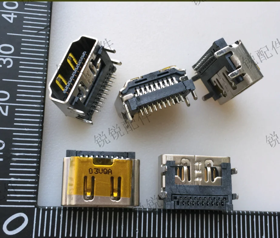 Бесплатная доставка Для Foxconn HDMI разъем тип A 19PIN SMT двухрядный ...