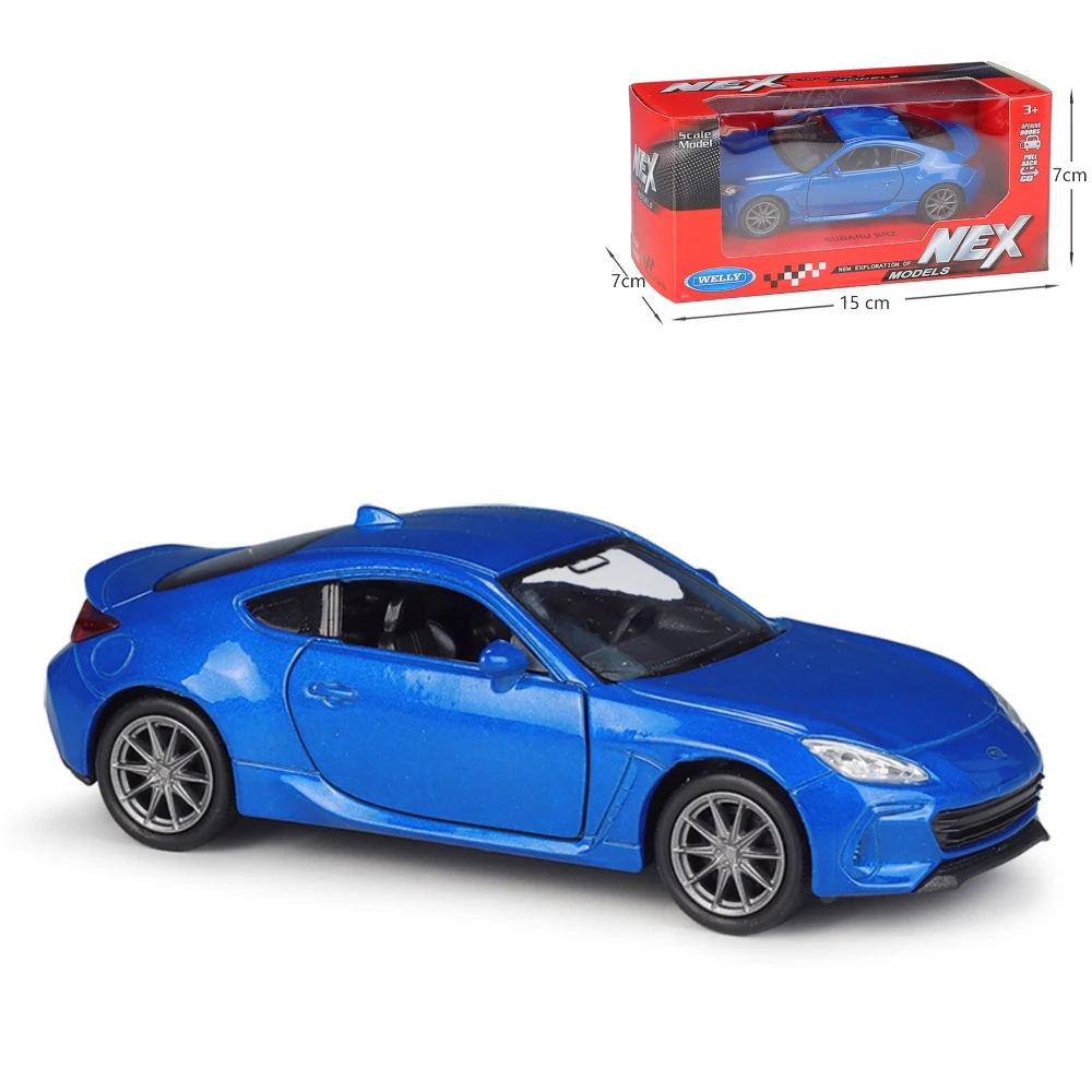 1/36 Subaru BRZ Super Sport Toy Car Model Welly Diecast Metal Vehicle ...