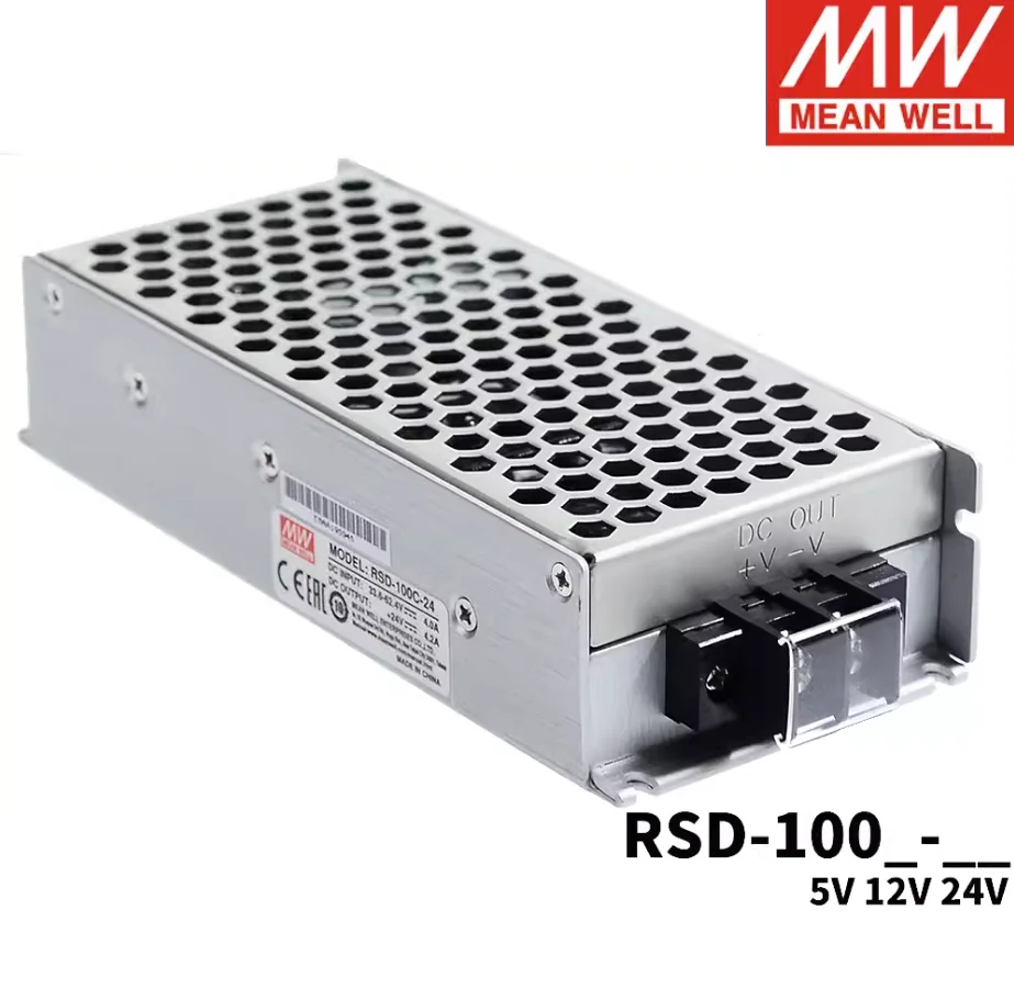 MEAN WELL Железнодорожный преобразователь постоянного тока с одним ...