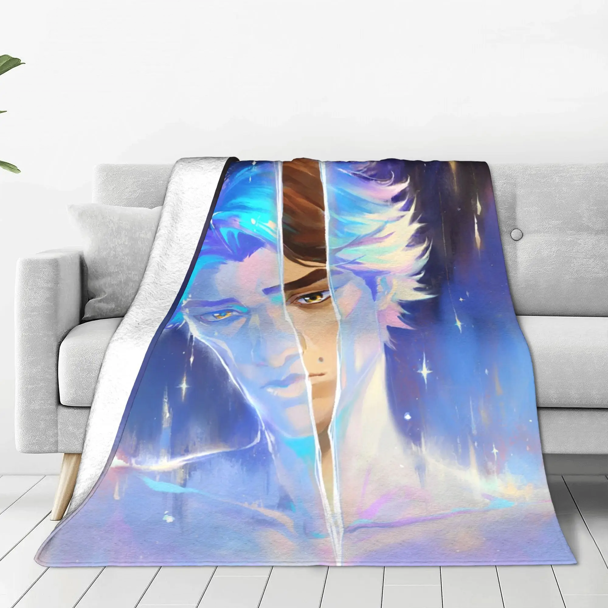 MINISO Аниме одеяло Arcane Виктор | AliExpress