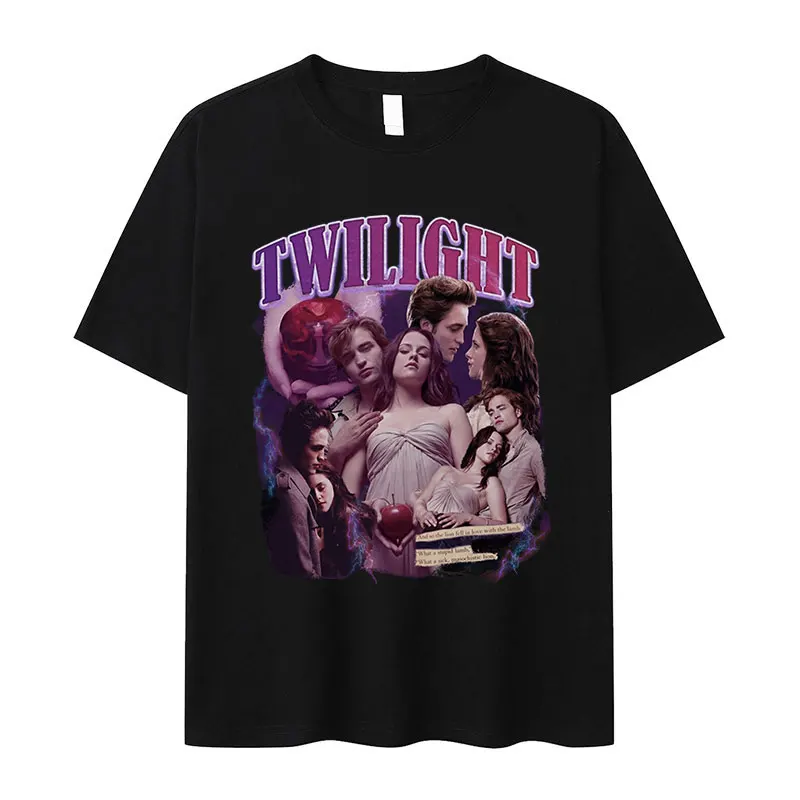Retro Twilight Edward Cullen Graphic Tee Shirt Men Women O-Neck High ...