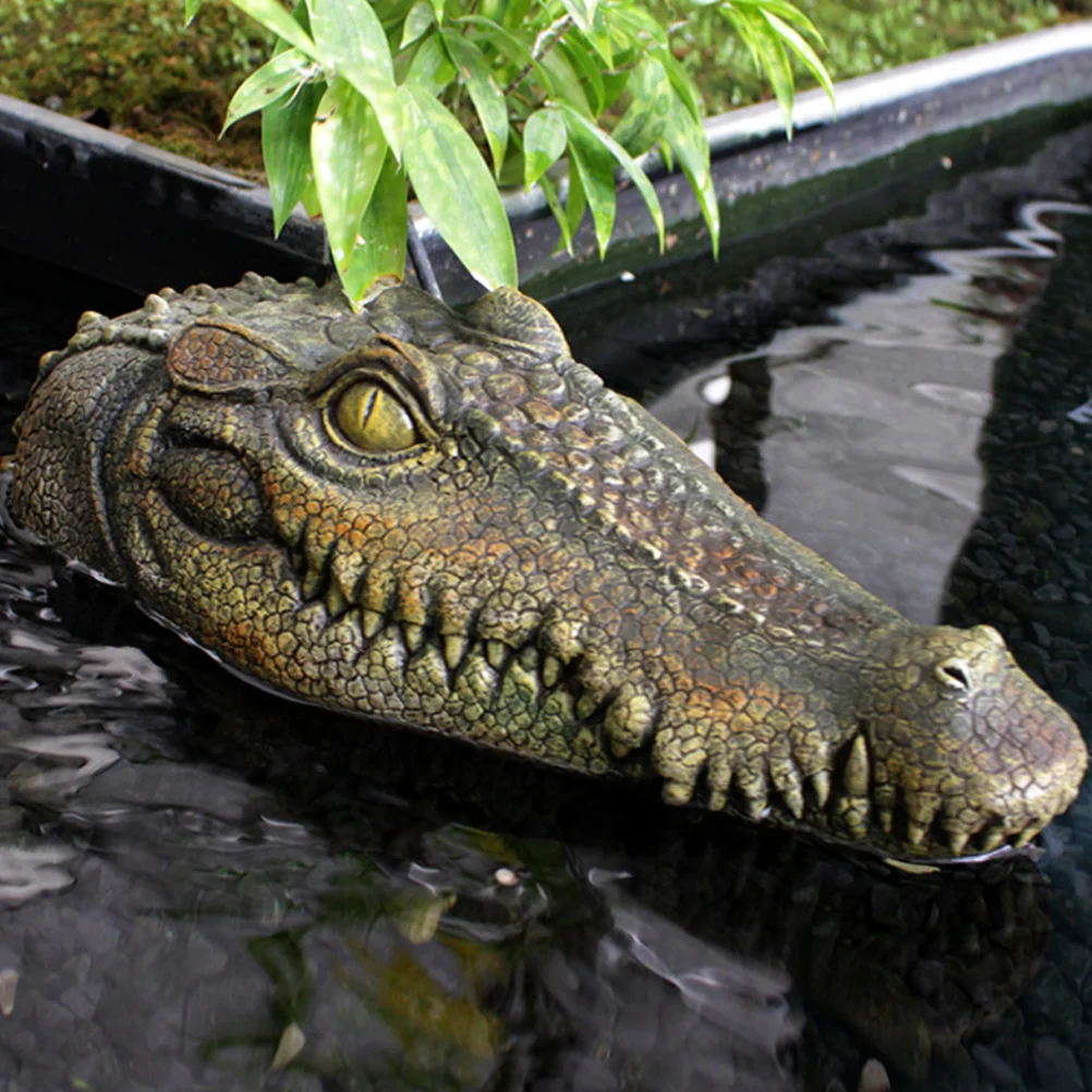 Statues Tabletop Animal Figurine Pool Resin Aquarium Ornament Simulated ...