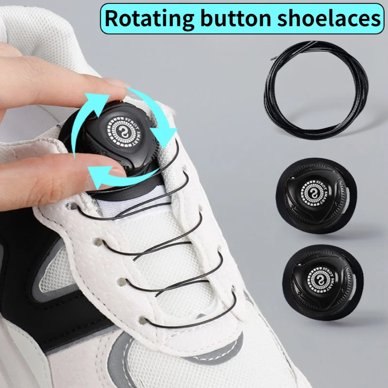 Шнурки для обуви с автоматическим пряжкой | AliExpress