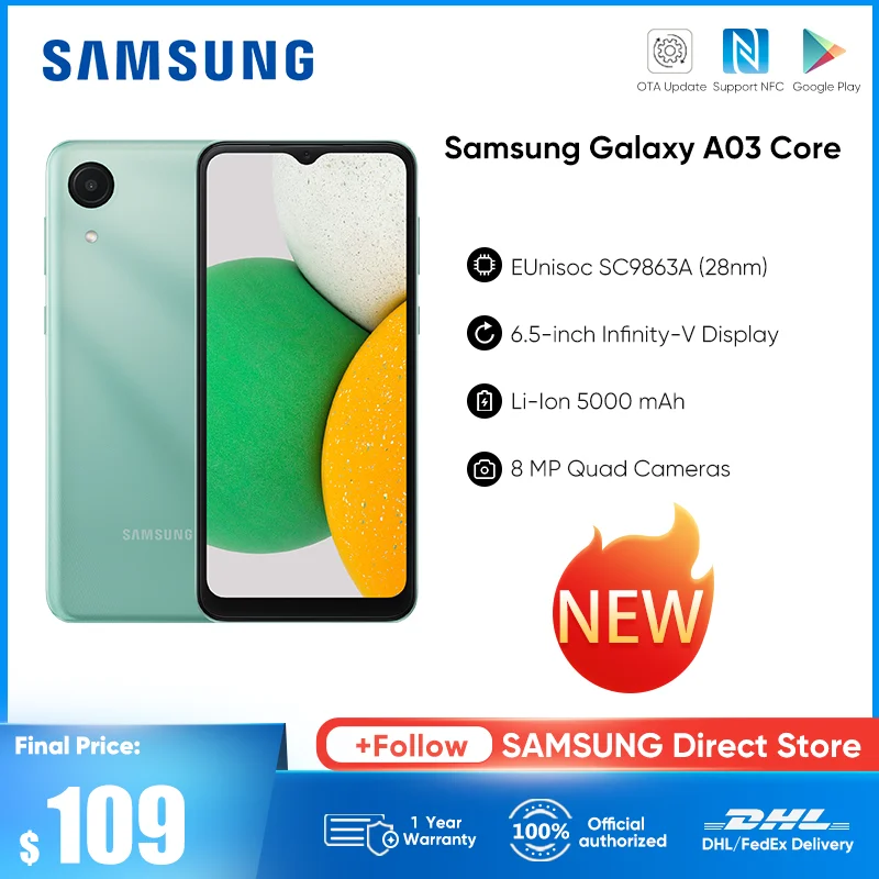 Samsung Galaxy A03 Core - Full phone specifications