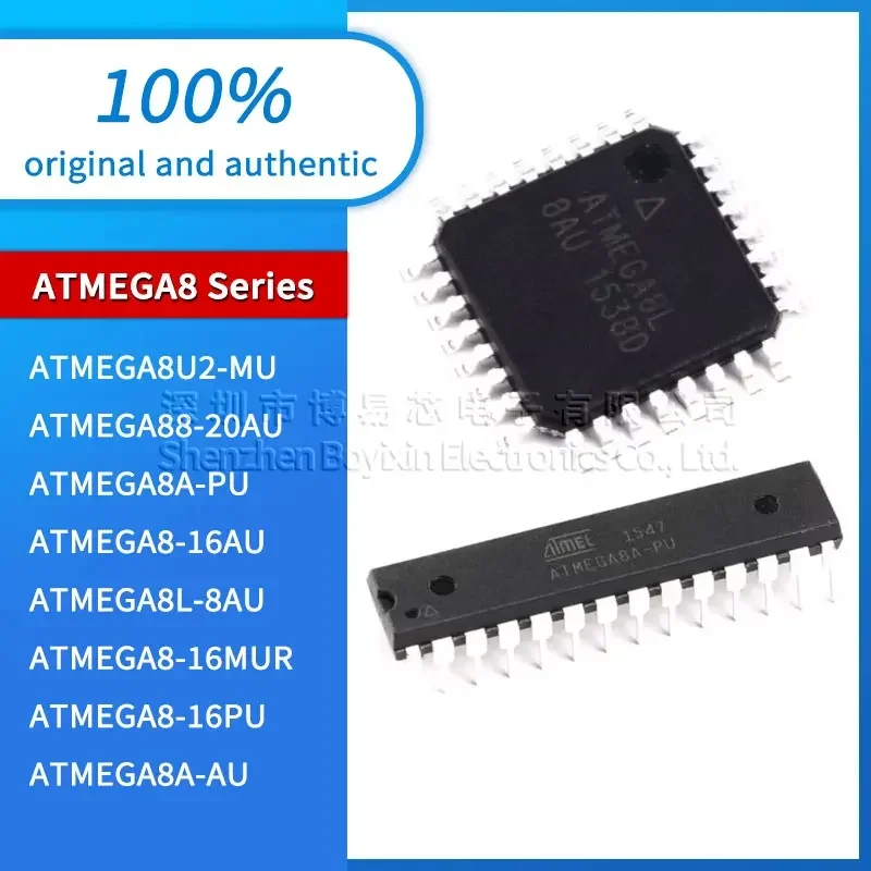 ATMEGA8U2-MU ATMEGA88-20AU ATMEGA8A-PU ATMEGA8-16AU ATMEGA8L-8AU ...