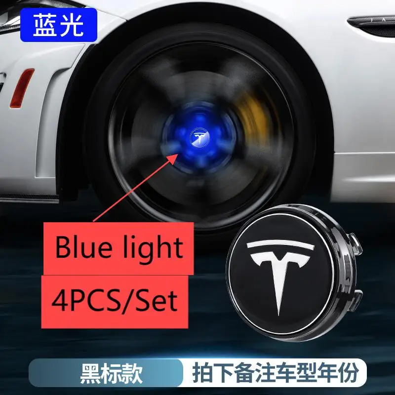 for Tesla ModelY Model 3 S X 2024 magnetic levitation wheel cover light ...