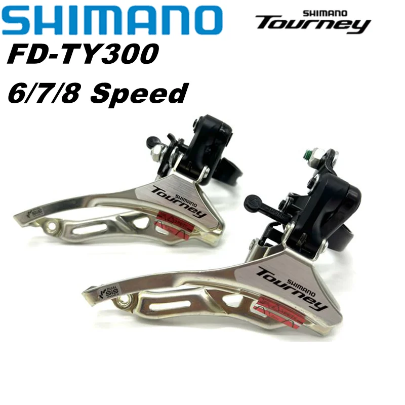 Передний переключатель Shimano Tourney TY300 FD-TY300 6/7/8 скоростей ...