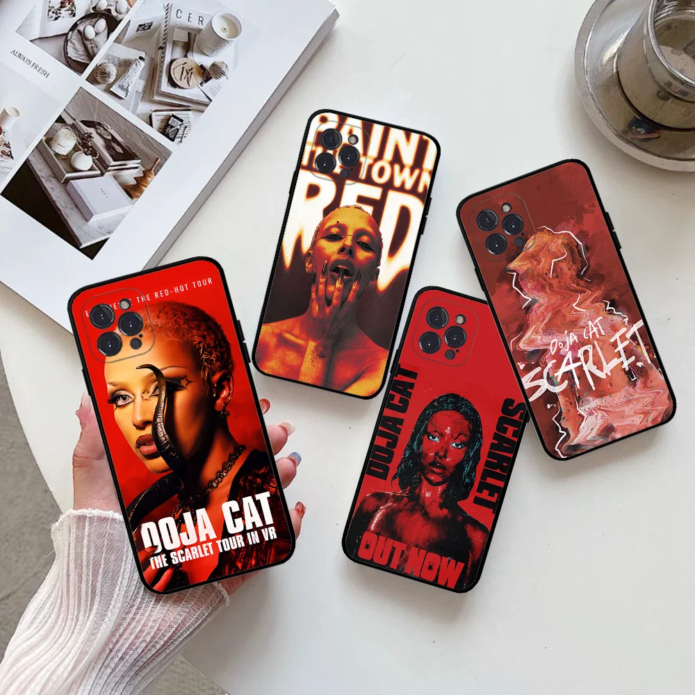 Singer D-Doja C-Cat Scarlet Phone Case For IPhone 16 15 8 7 6 6S Plus X ...