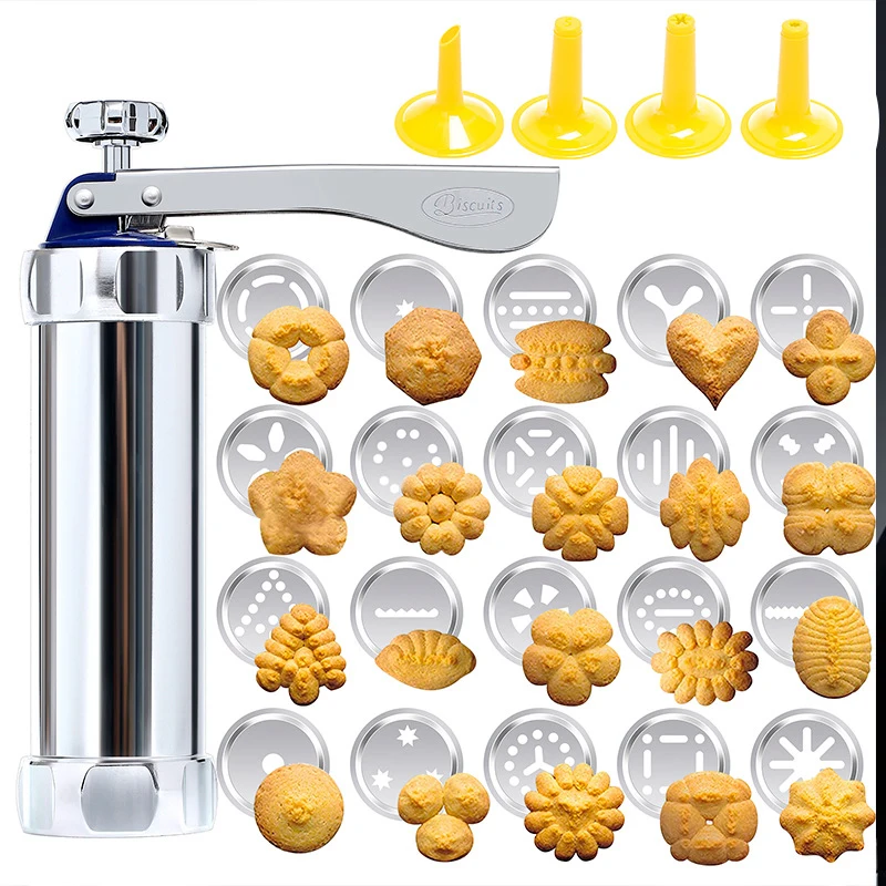 Stainless Steel Cake Cream Decorating Sets Cookie Making Machine ...