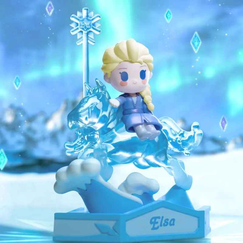 Disney Frozen Carousel Series Anna Elsa Kristoff Olaf Action Figure ...