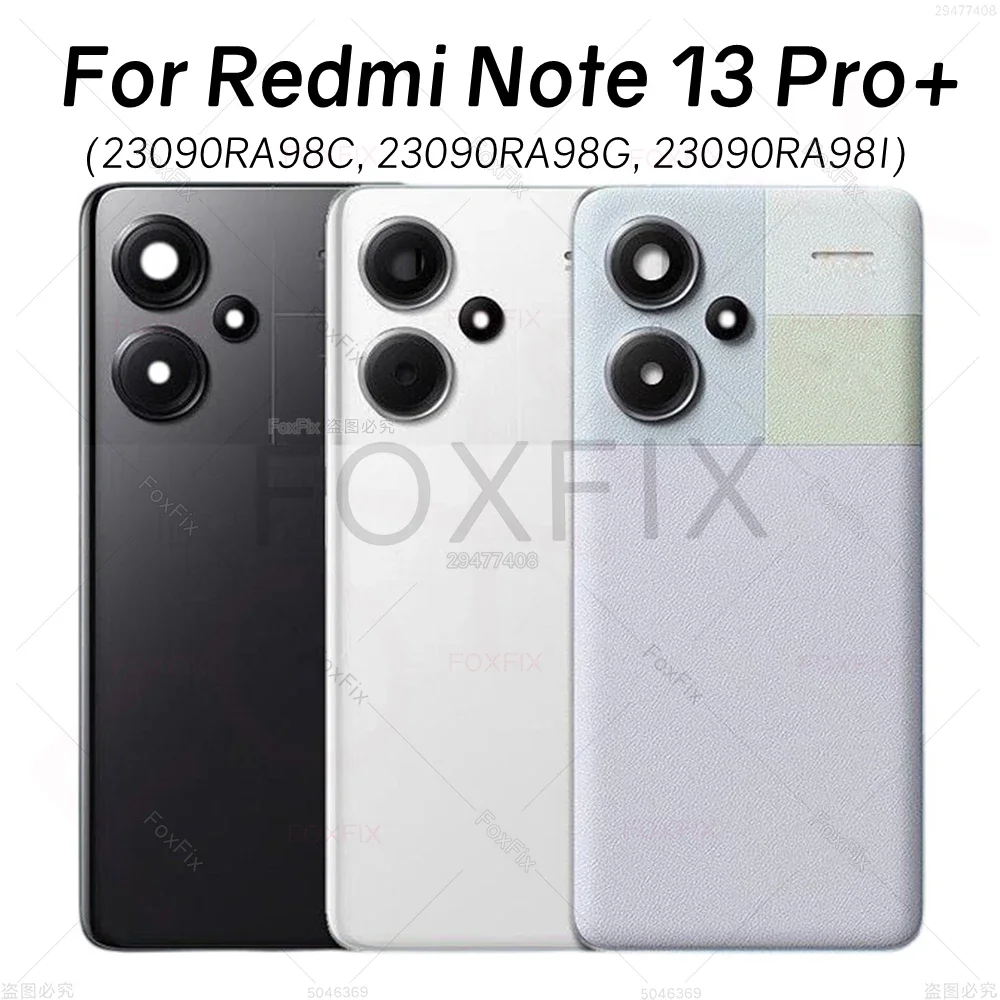 Задняя крышка аккумулятора для Xiaomi Redmi Note 13 Pro + Plus 5G ...