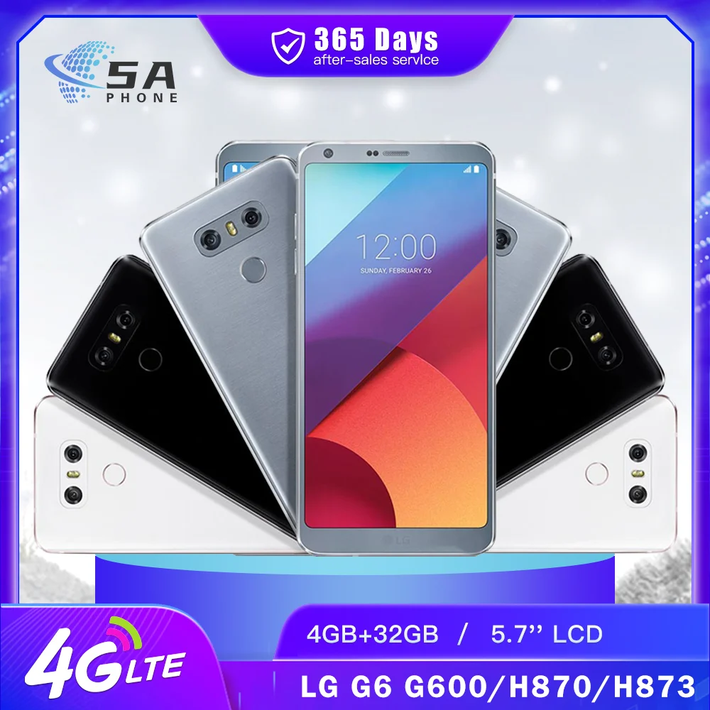 Смартфон LG G6, 4/32ГБ, global, Б/у | AliExpress