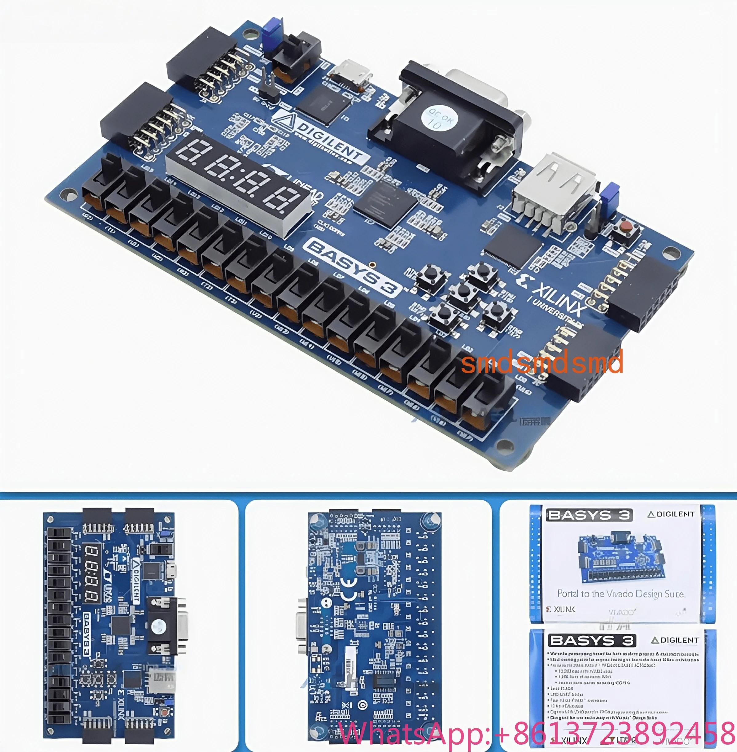 Плата разработки Basys3 Artix-7 Digilent | AliExpress