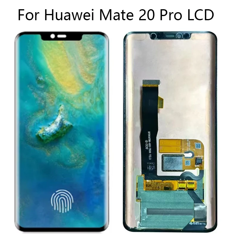 AMOLED для Huawei Mate 20 Pro LYA-L09 L29 AL00 ЖК-дисплей с цифровым преобразователем сенсорного ...