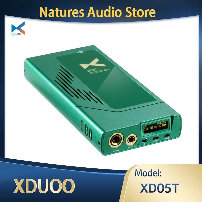 xDuoo XD05T HiFi портативный декодер XD05 T двухламповый AMPs двойной ...