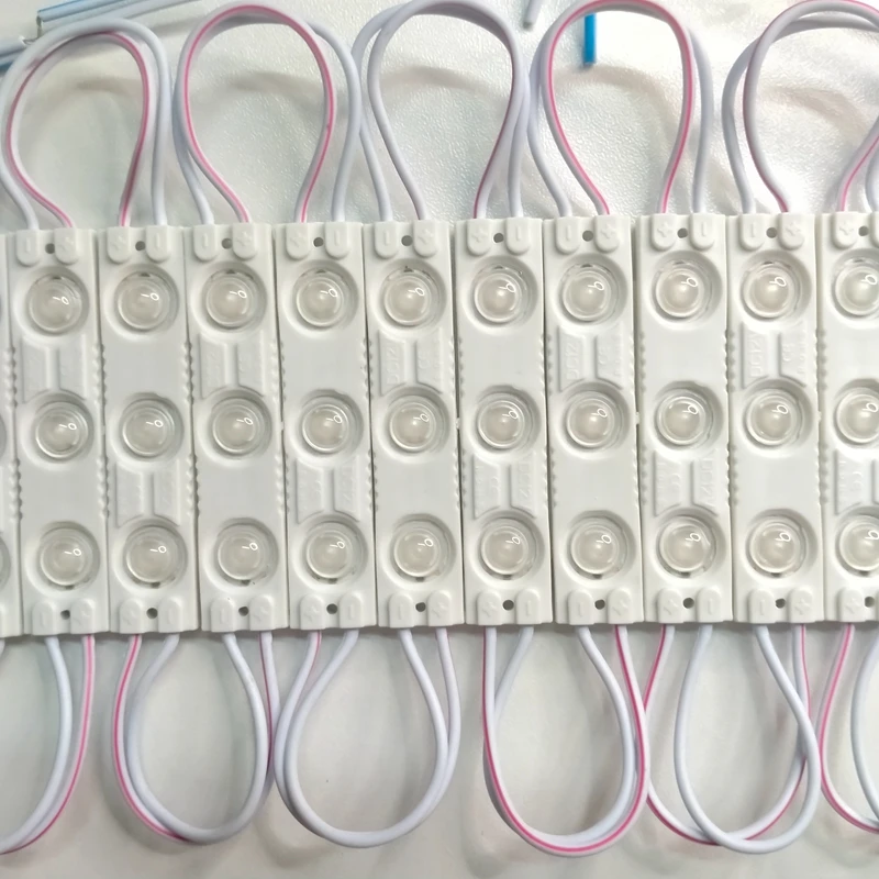 1000pcs/lot Cool white SMD 2835 LED injection module with lens 120 ...