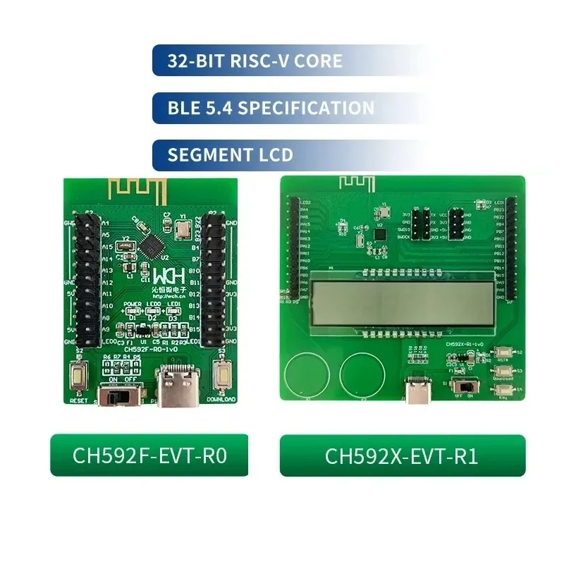 CH592 Плата разработки BLE5.4 RISC-V микроконтроллера CH592X-EVT Оценочная плата CH592F MCU ...