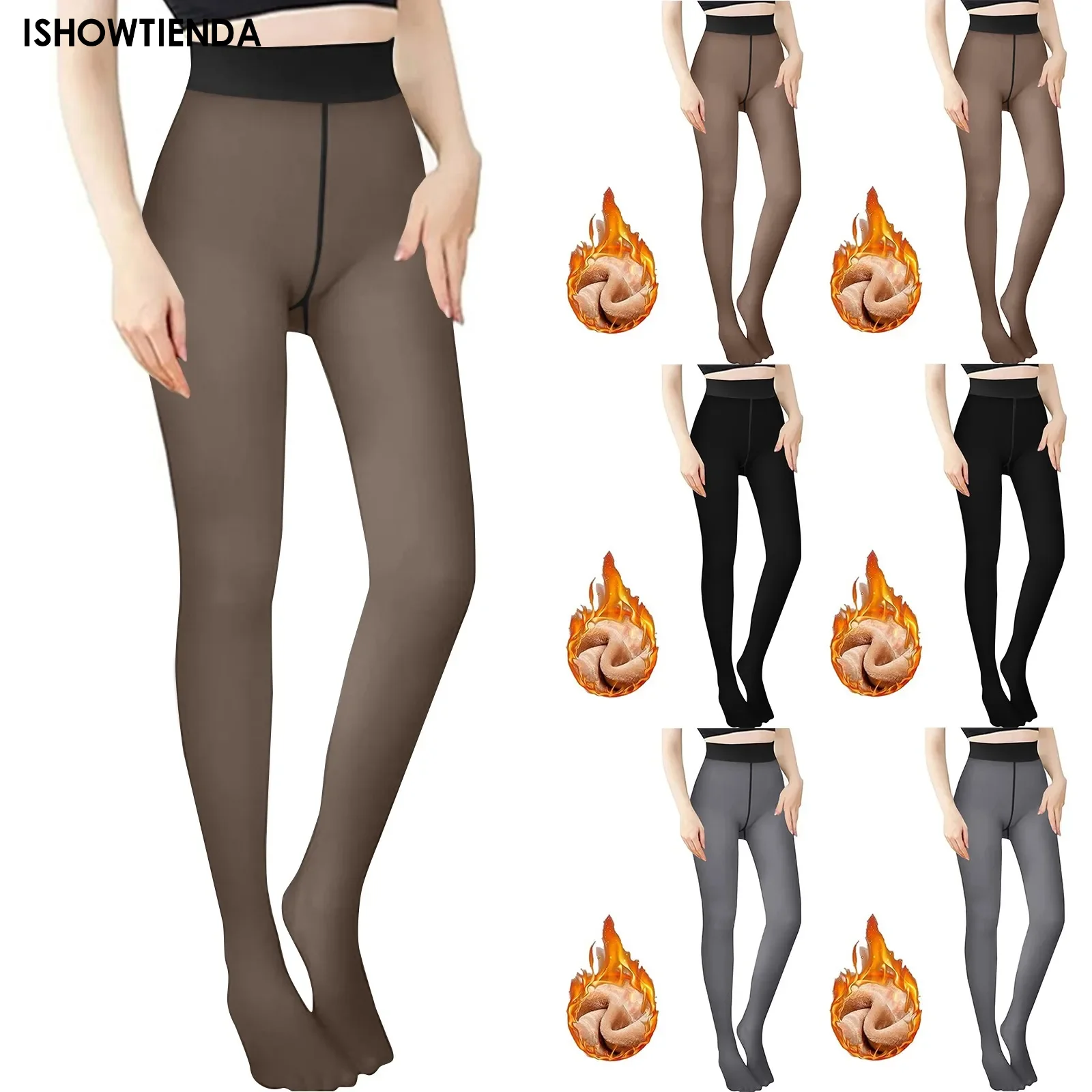 MUQGEW Флисовые колготки черные женские | AliExpress