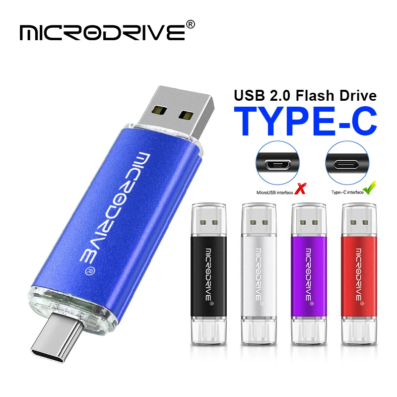 MicroDrive JSD004G1228 USB флешка Type C 256 ГБ | AliExpress