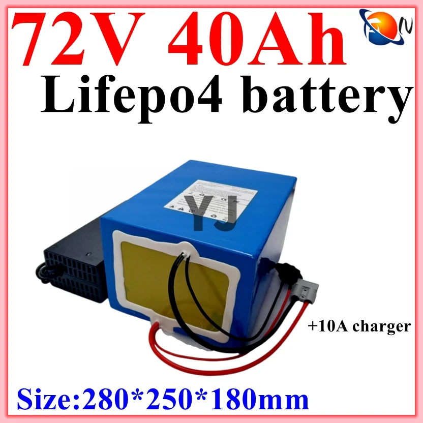 Литиевая батарея LifePO4 72В 40Ач BMS 24S для электротранспорта ...