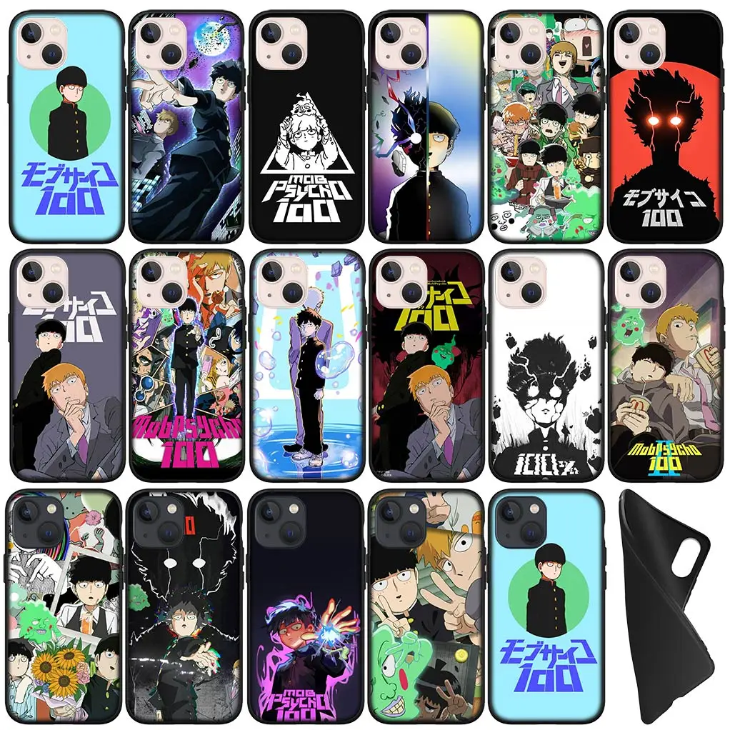 Wallpaper Mob Psycho 100 TPU Case for Apple iPhone 15 14 Plus 13 12 ...