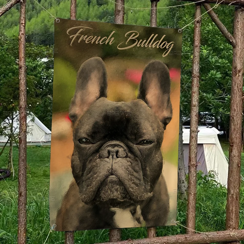 Bulldog Banner INS Style Outdoor Party Decoration Atmosphere Flag ...