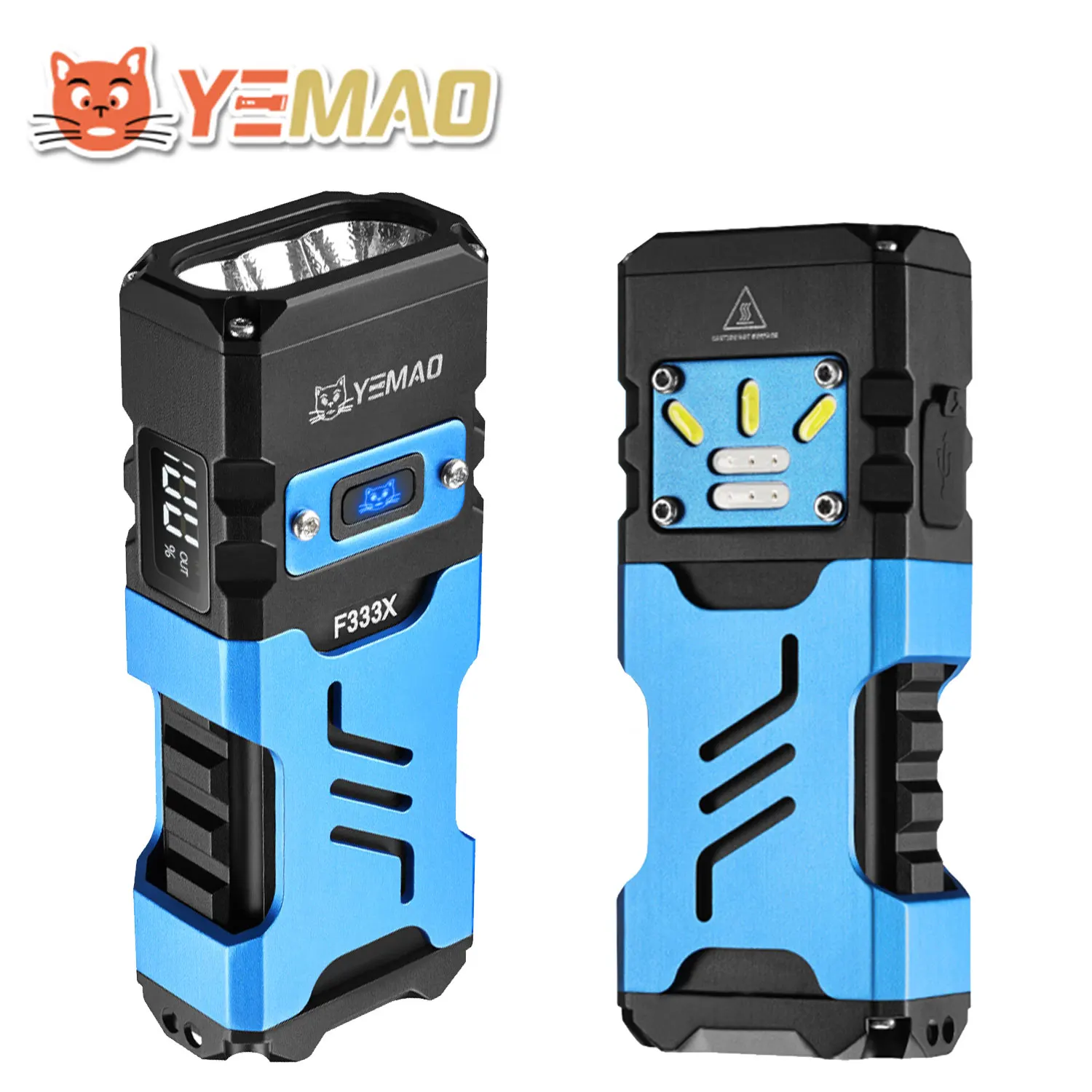 YEMAO F333X мощный USB фонарик | AliExpress