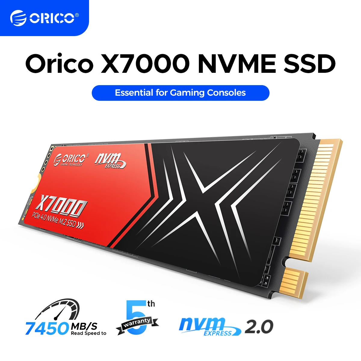 Внутренний твердотельный накопитель SSDORICO Gaming PS5 SSD PCIe 4.0 до ...