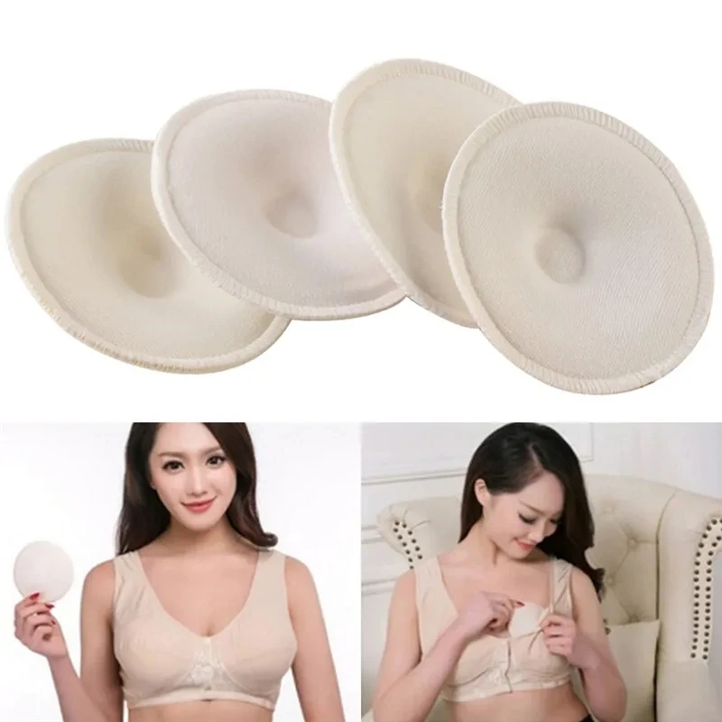 4 шт./упаковка, хлопковые прокладки для грудного вскармливания | AliExpress