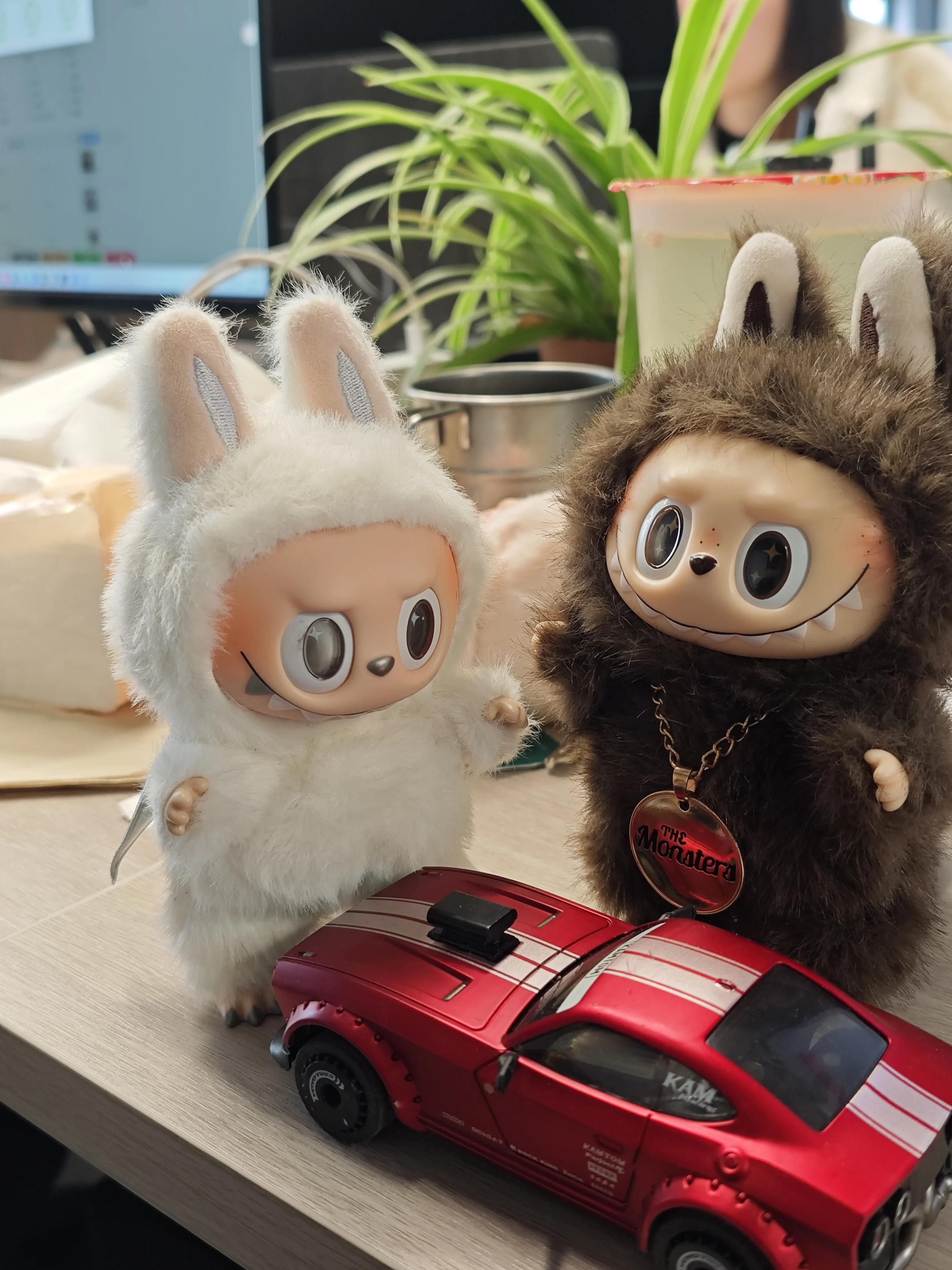 17 См Zimomo, Высококачественная Копия Labubu Kawaii Monster Doll Queen ...