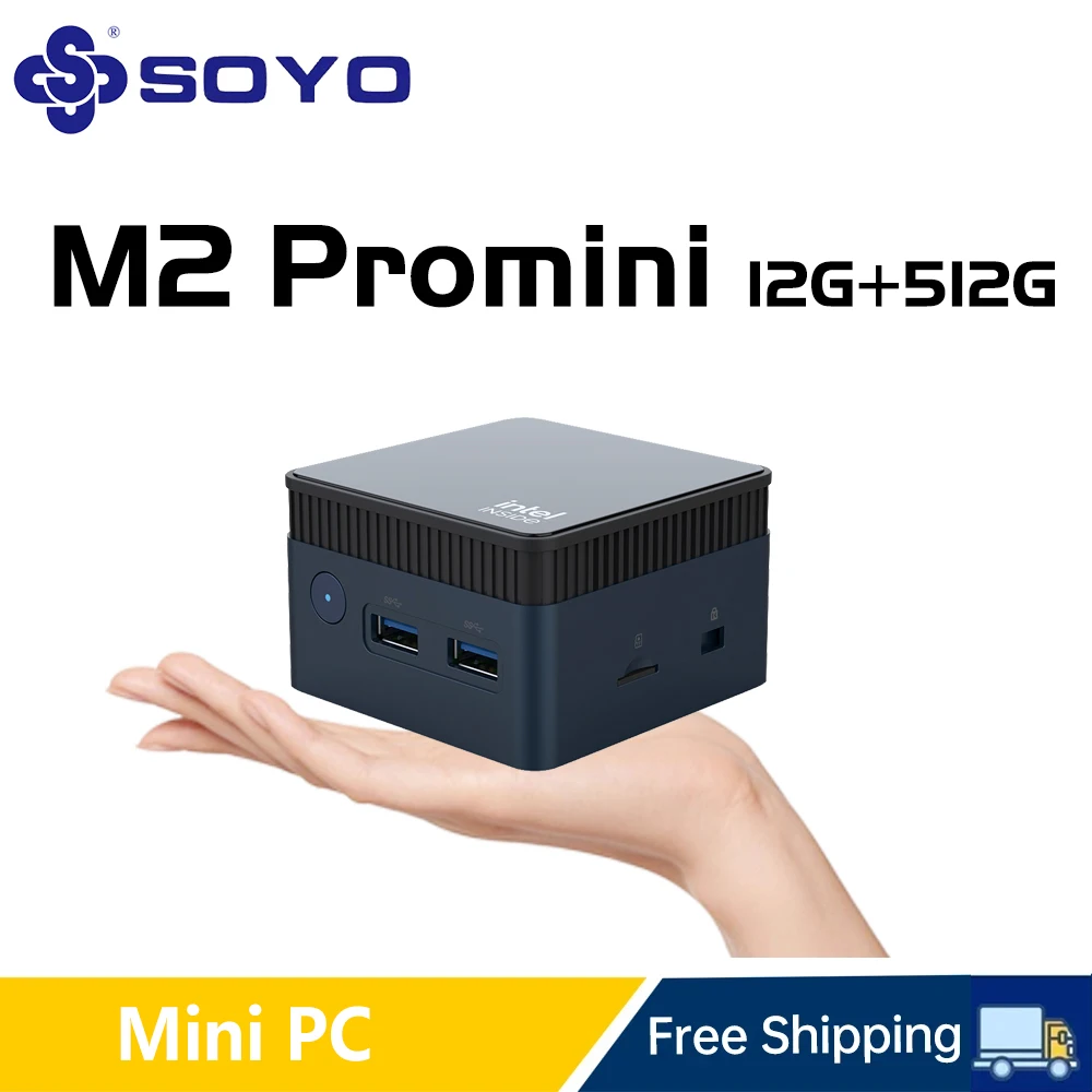SOYO M2 Pro Мини-ПК Intel N95 8/16 ГБ RAM 256/512G SSD Windows 11 | AliExpress