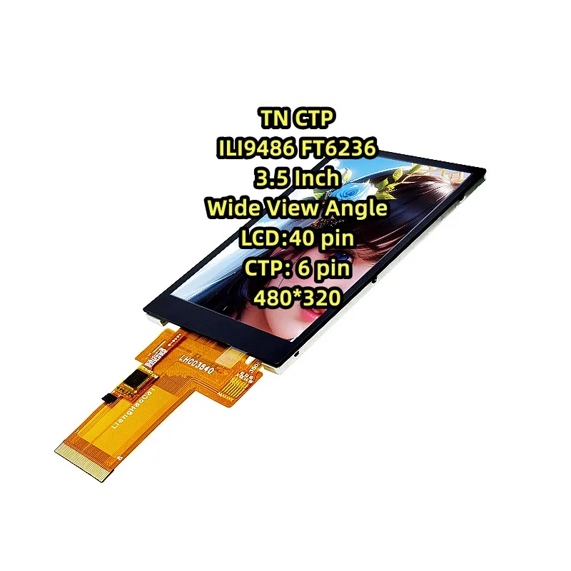 Хорошая распродажа TN 3,5-inch CTP ILI9486 FT6236 40p широкий угол ...