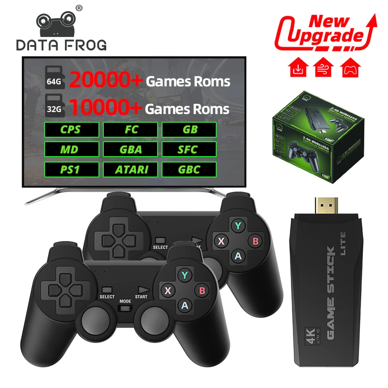 сега приставка Игровая Ретро консоль Data Frog 4K TV Y3 10000 + игры ...