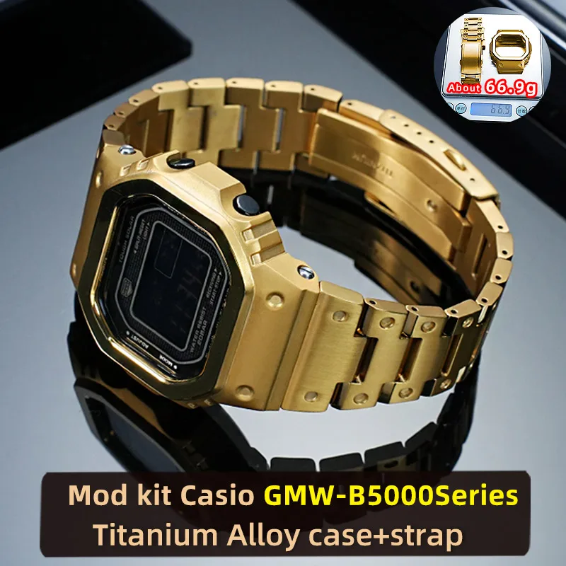 Ремешок для Casio GSHOCK GMW-B5000 MRG-B500 титановый | AliExpress