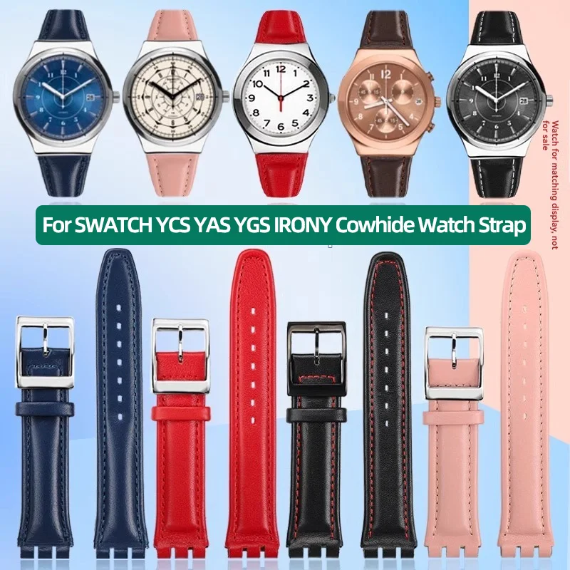 Кожаный ремешок для SWATCH YCS YAS YGS IRONY | AliExpress