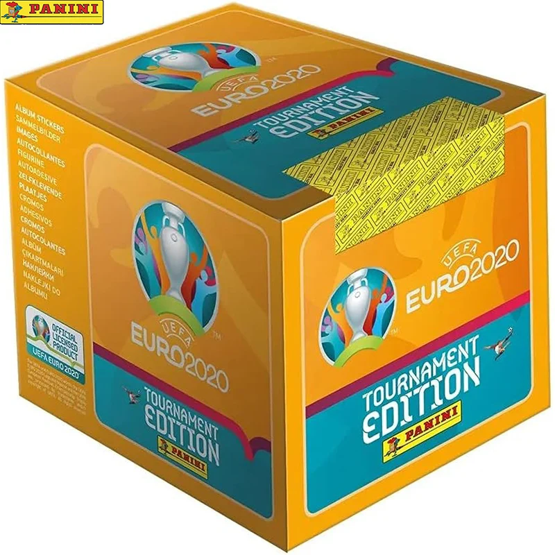 Наклейки Panini Euro 2020 2021, Турнирная версия, коробка с 50 ...