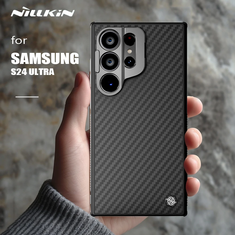 Чехол для Samsung Galaxy S24 Ultra 5G, чехол Nillkin из арамидного ...