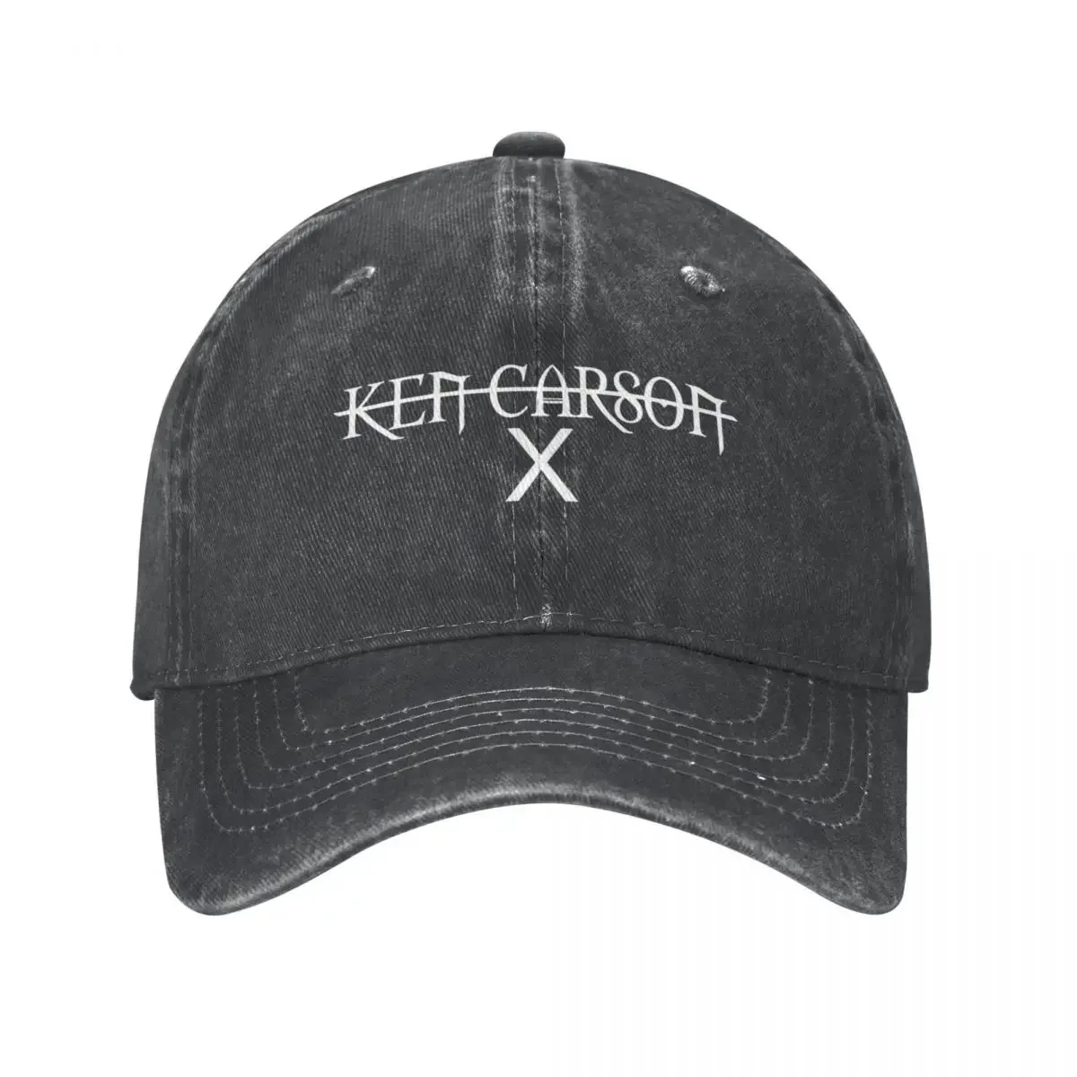 Ken Carson Teen X Logo Baseball Caps Stuff Fashion Distressed Denim ...