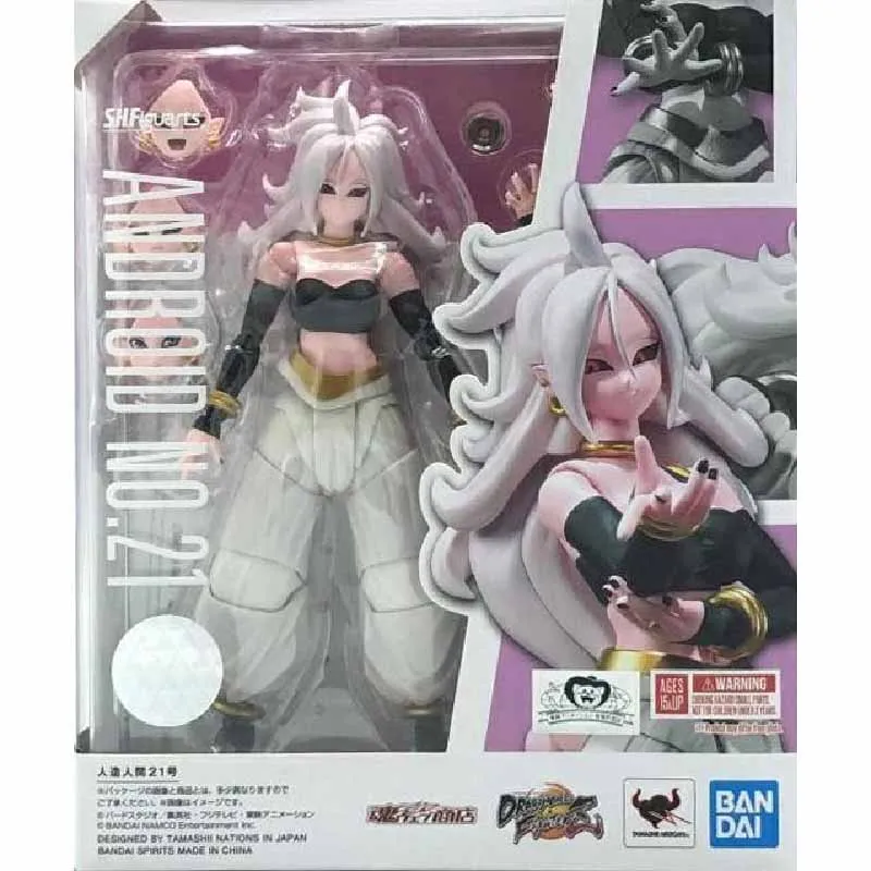 Bandai Original SHF Anime ANDROID NO 21 Action Figure Toys For Boys ...